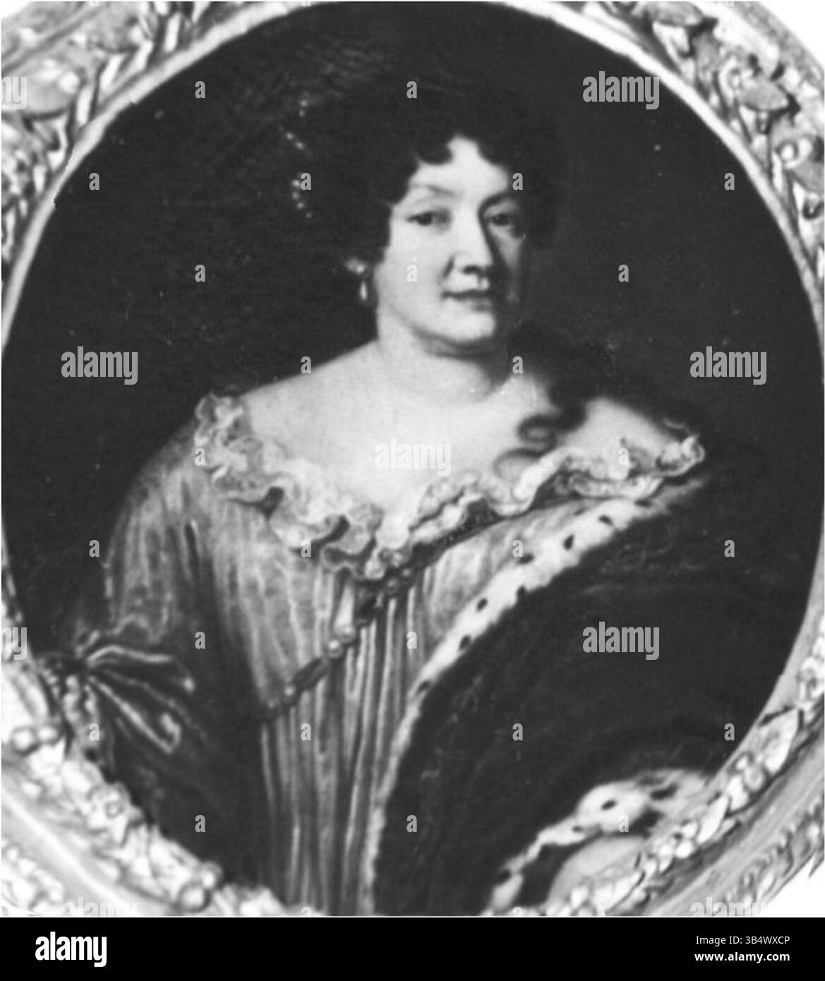 A faithful reproduction of a portrait depicting Caterina d'Este ...