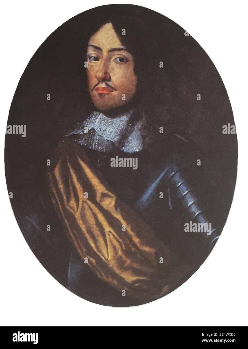 A 1650 portrait of Duke Charles II Gonzaga, highlighting the typical ...