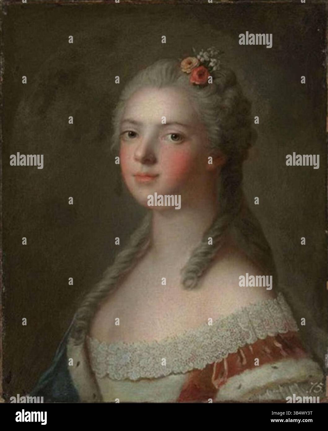 An 18th-century portrait of Madame Adélaïde, after Jean-Marc Nattier ...