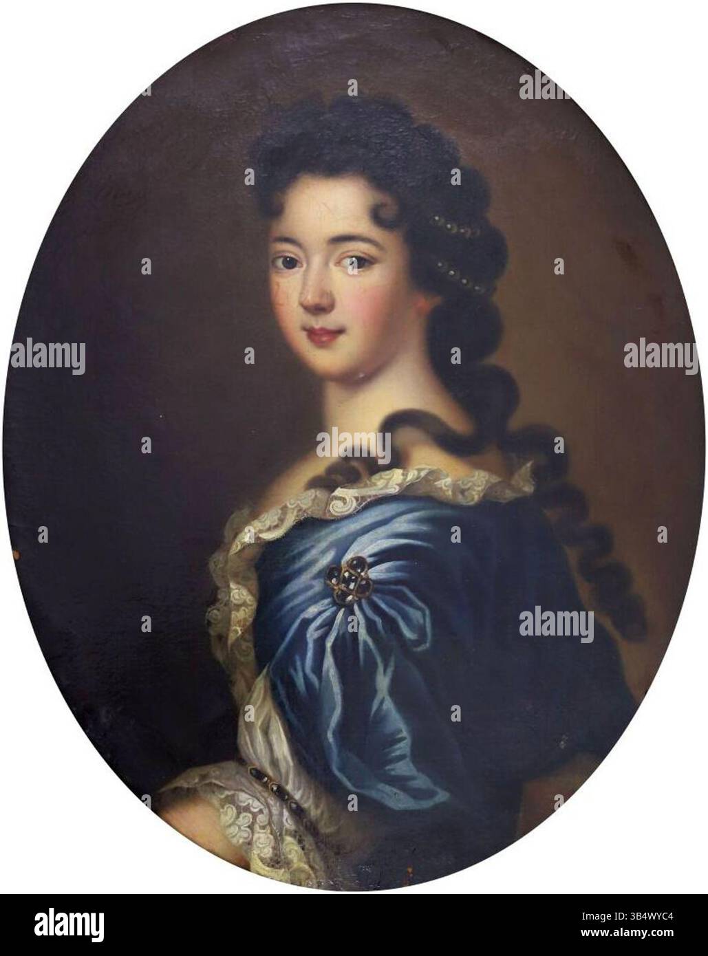 Portrait of Marie-Thérèse de Bourbon-Condé, Princess of Conti, painted ...