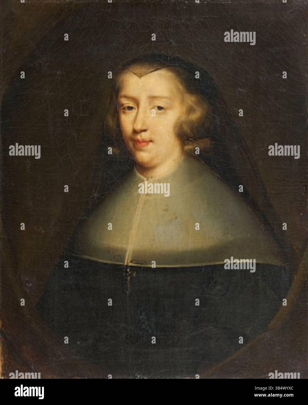 A 19th-century copy of a 17th-century portrait, depicting Anne ...