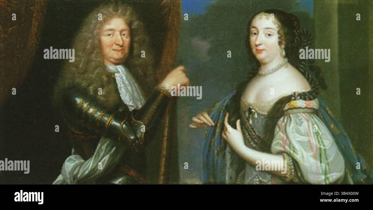 This 17th-century oil painting by Charles Beaubrun features Henri de Bourbon, Duke of Verneuil ...