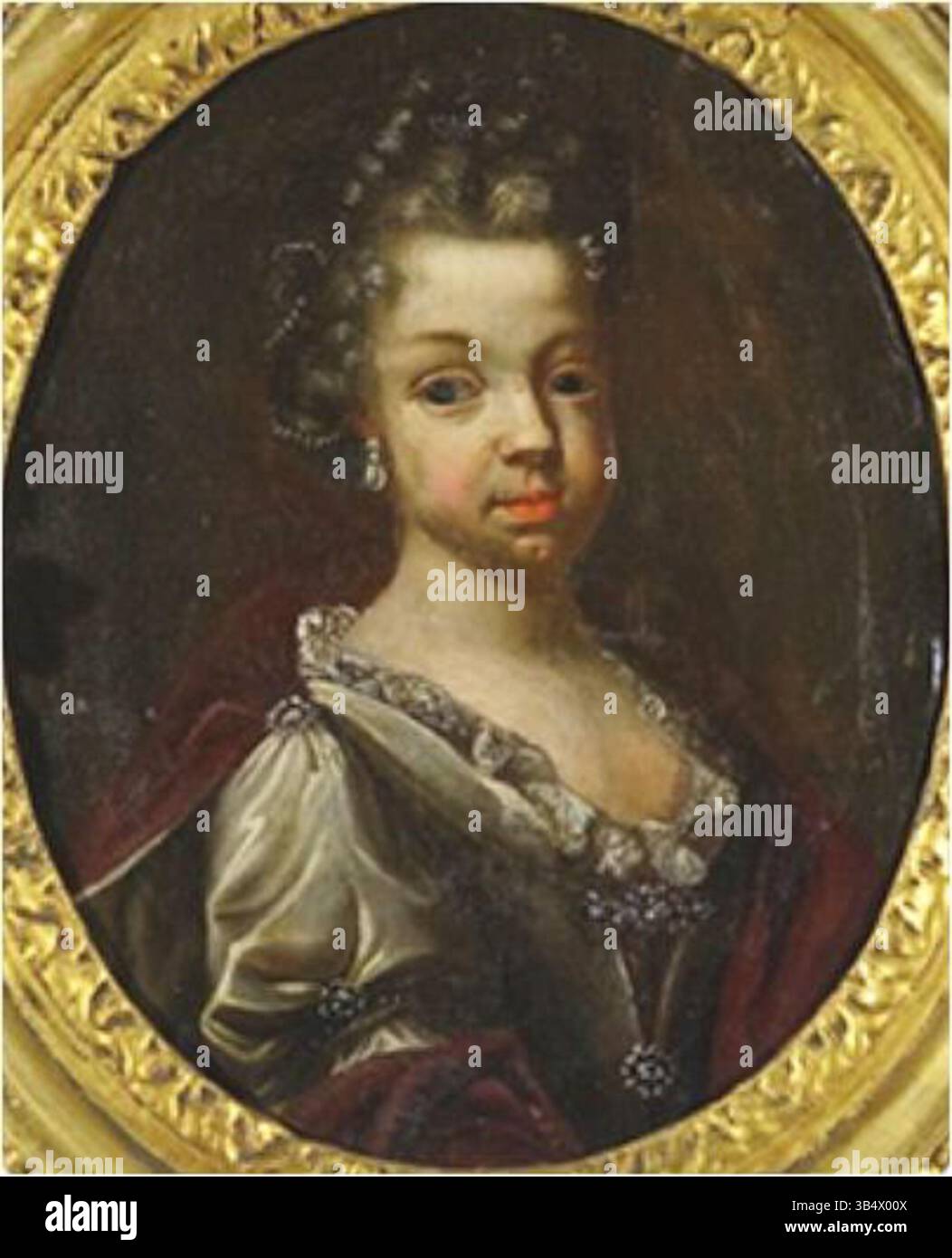 This late 17th to early 18th-century painting depicts a young French ...