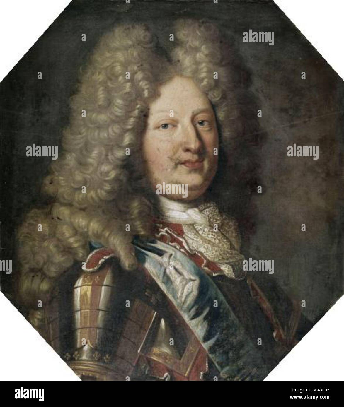 A portrait of Louis de France, the Grand Dauphin, created after ...