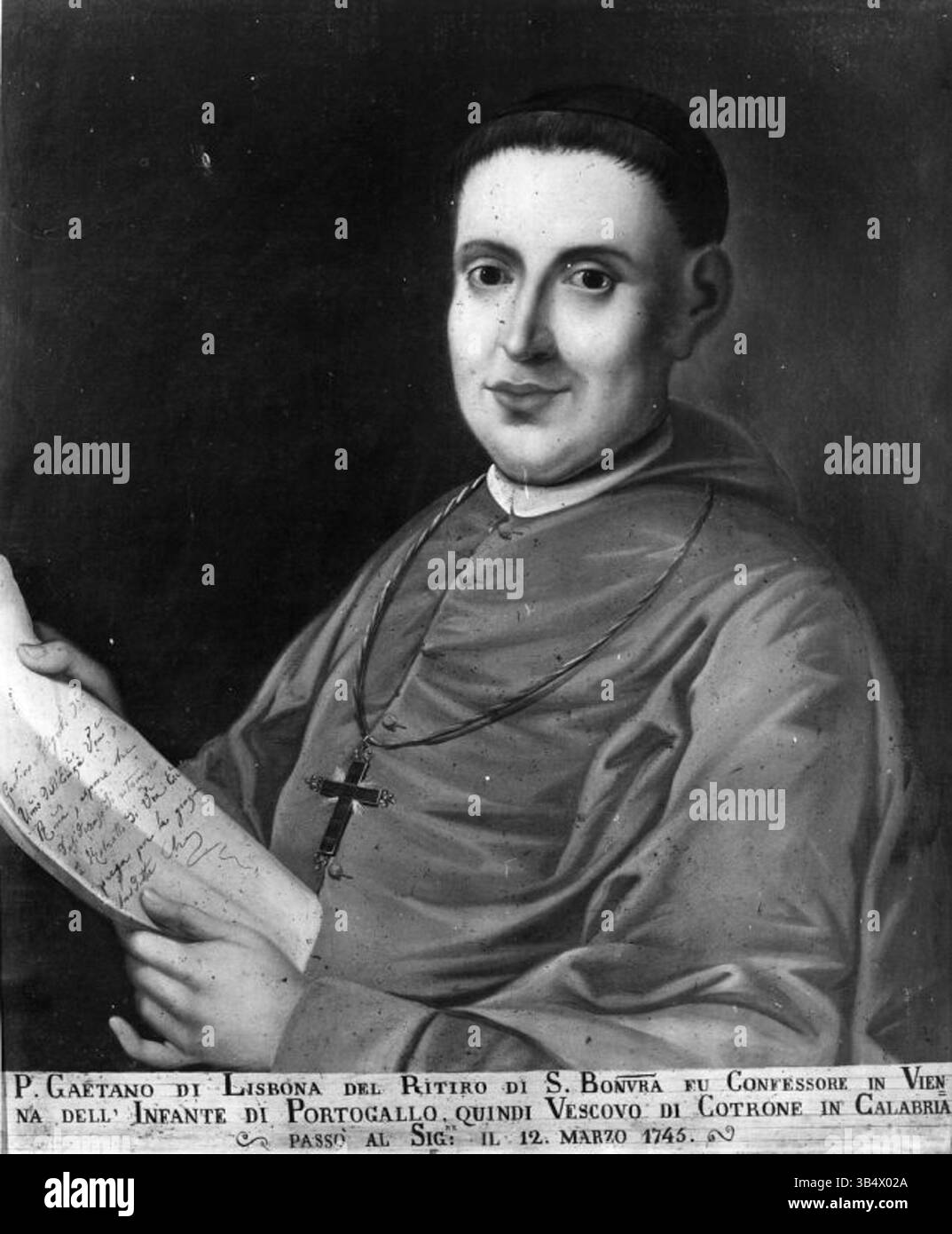This 19th-century portrait depicts Father Gaetano di Lisbona, a member ...