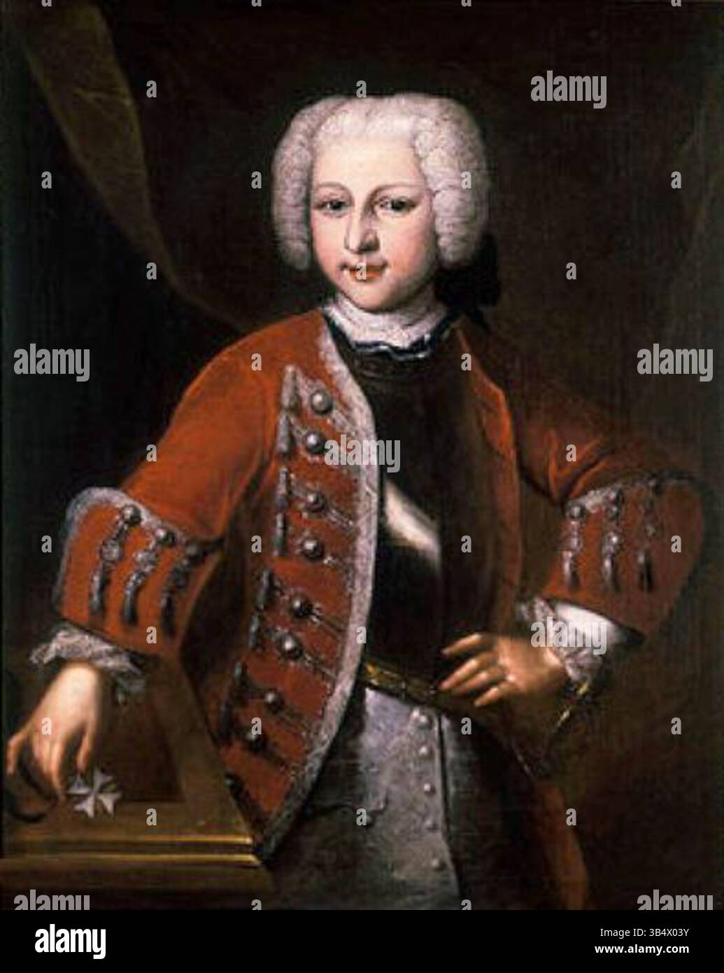 This 18th-century painting portrays Johann Adolf, Prince of Saxe-Gotha ...