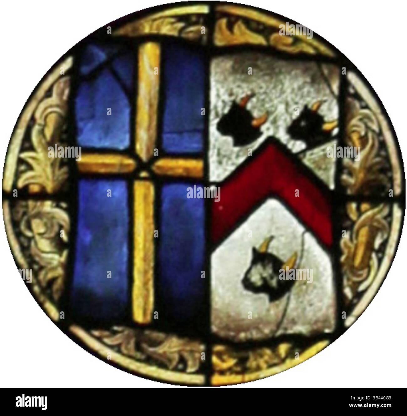 Stained glass window from St. Mary's Church, Shelton, Norfolk ...