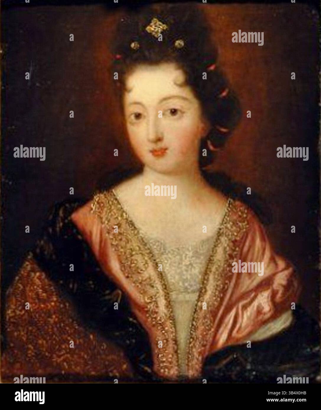 This presumed 1690 portrait of Louise-Françoise de Bourbon, daughter of ...