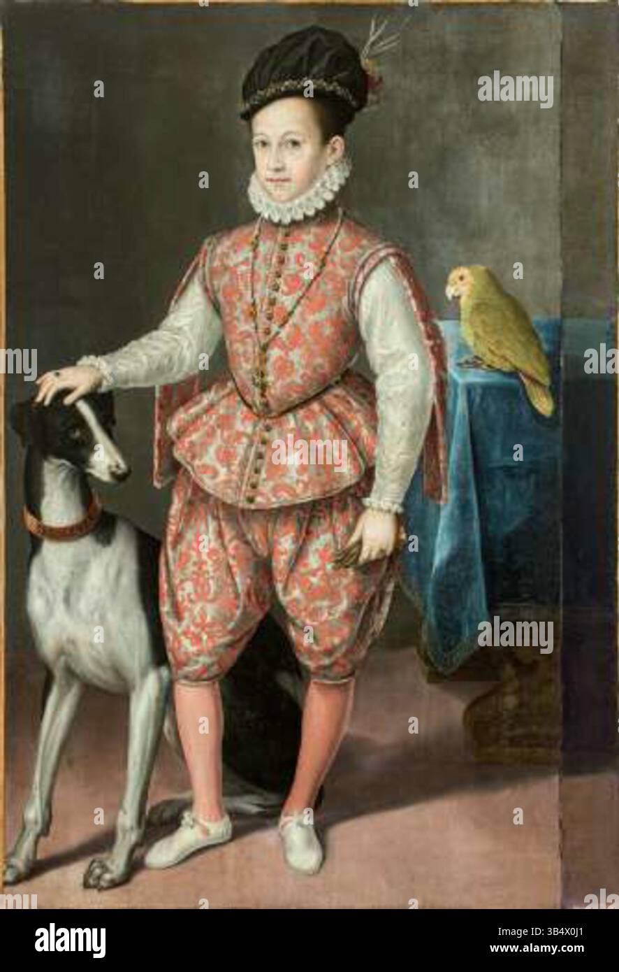 This 16th-century portrait depicts Carlo Emanuele I, Duke of Savoy ...