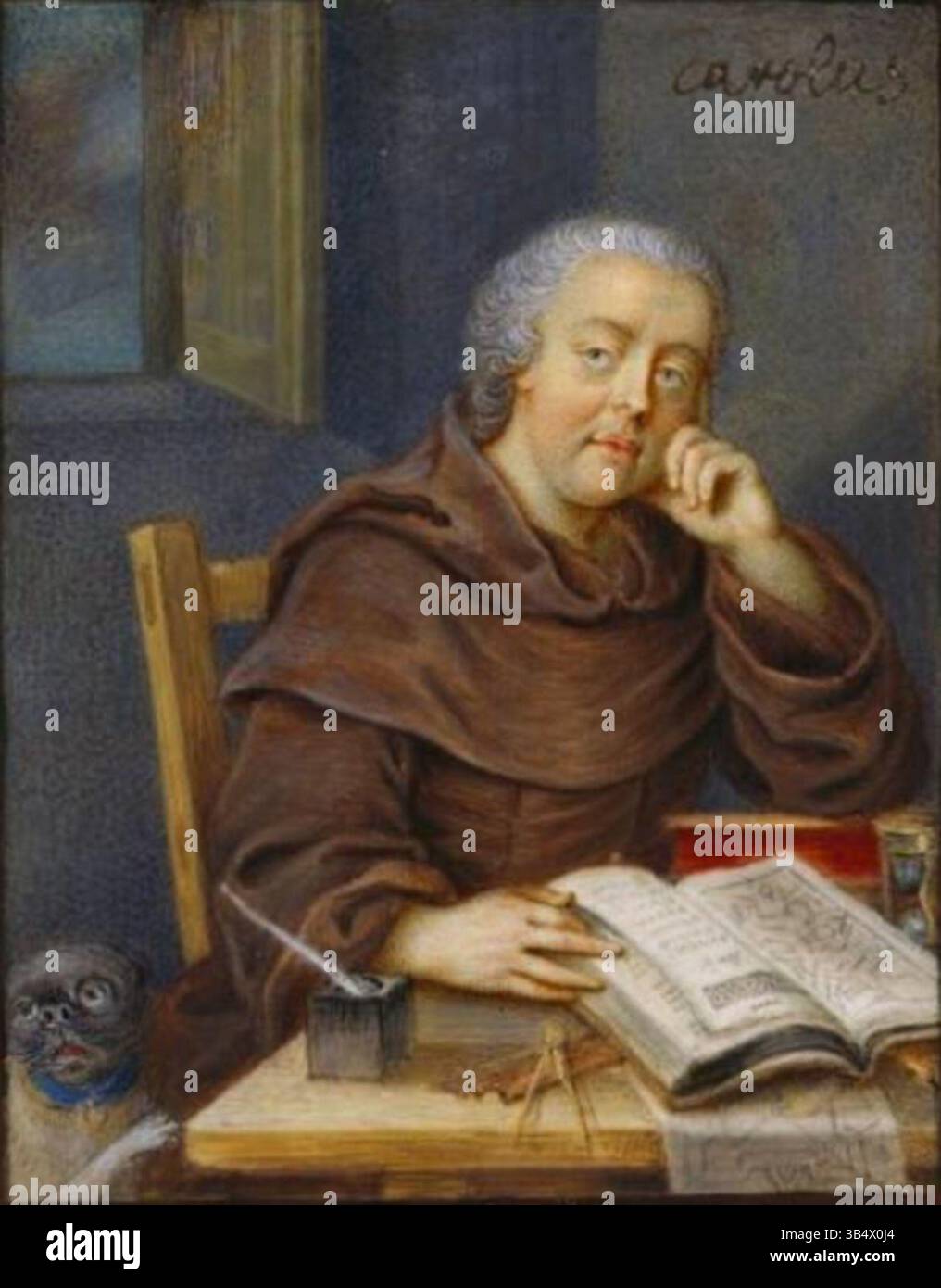 This miniature portrait by an unknown artist shows Prince Charles ...