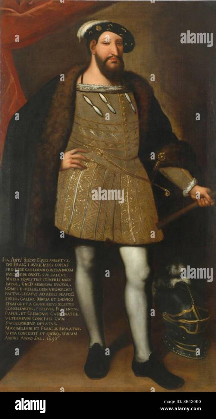 This 15th-century portrait depicts Giovanni Antonio Secco Borella ...