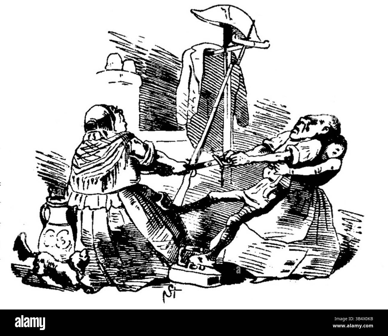 An illustration from the German publication *Fliegende Blätter*, Volume ...