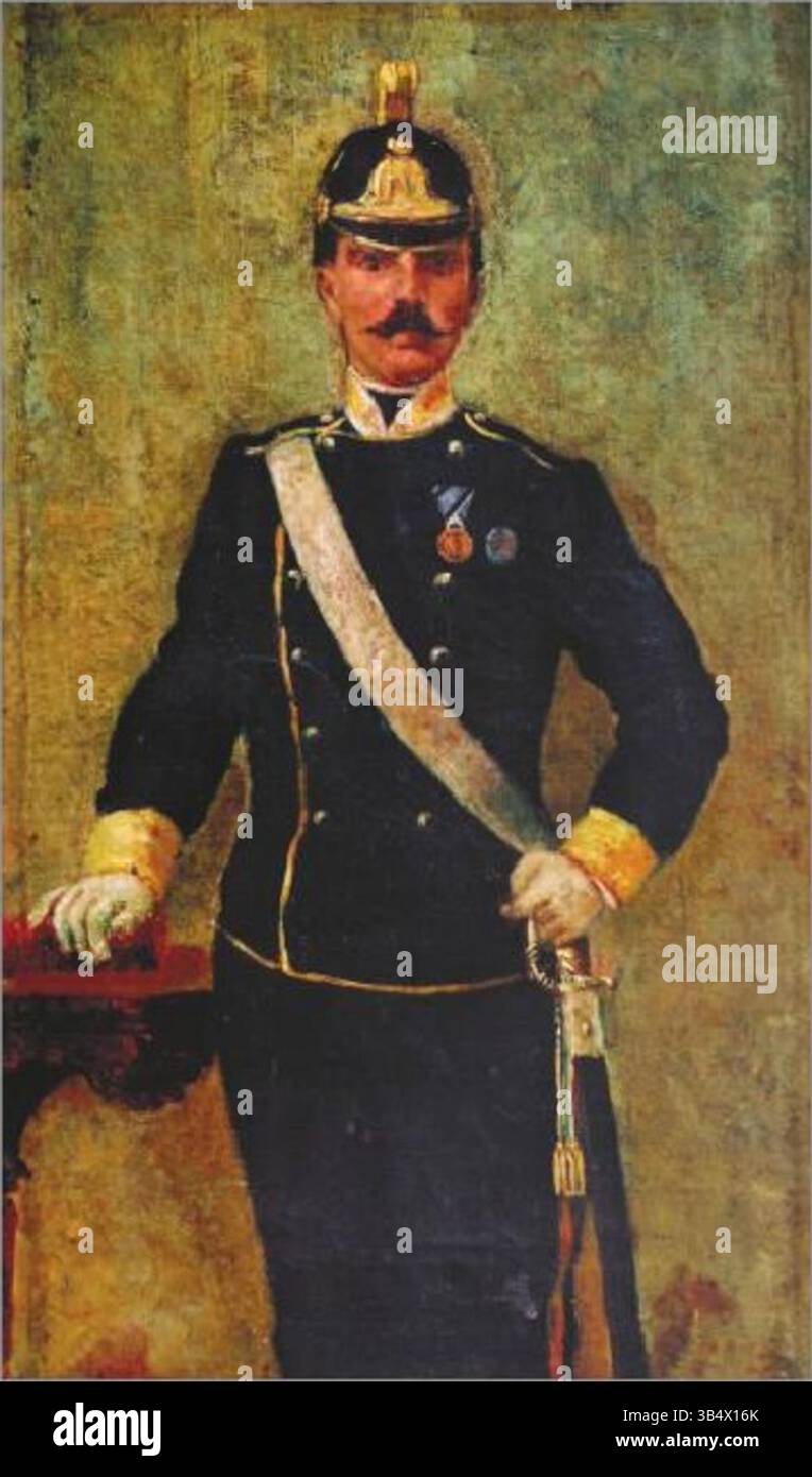 This 19th-century portrait depicts Colonel Giosuè Randighieri, a ...