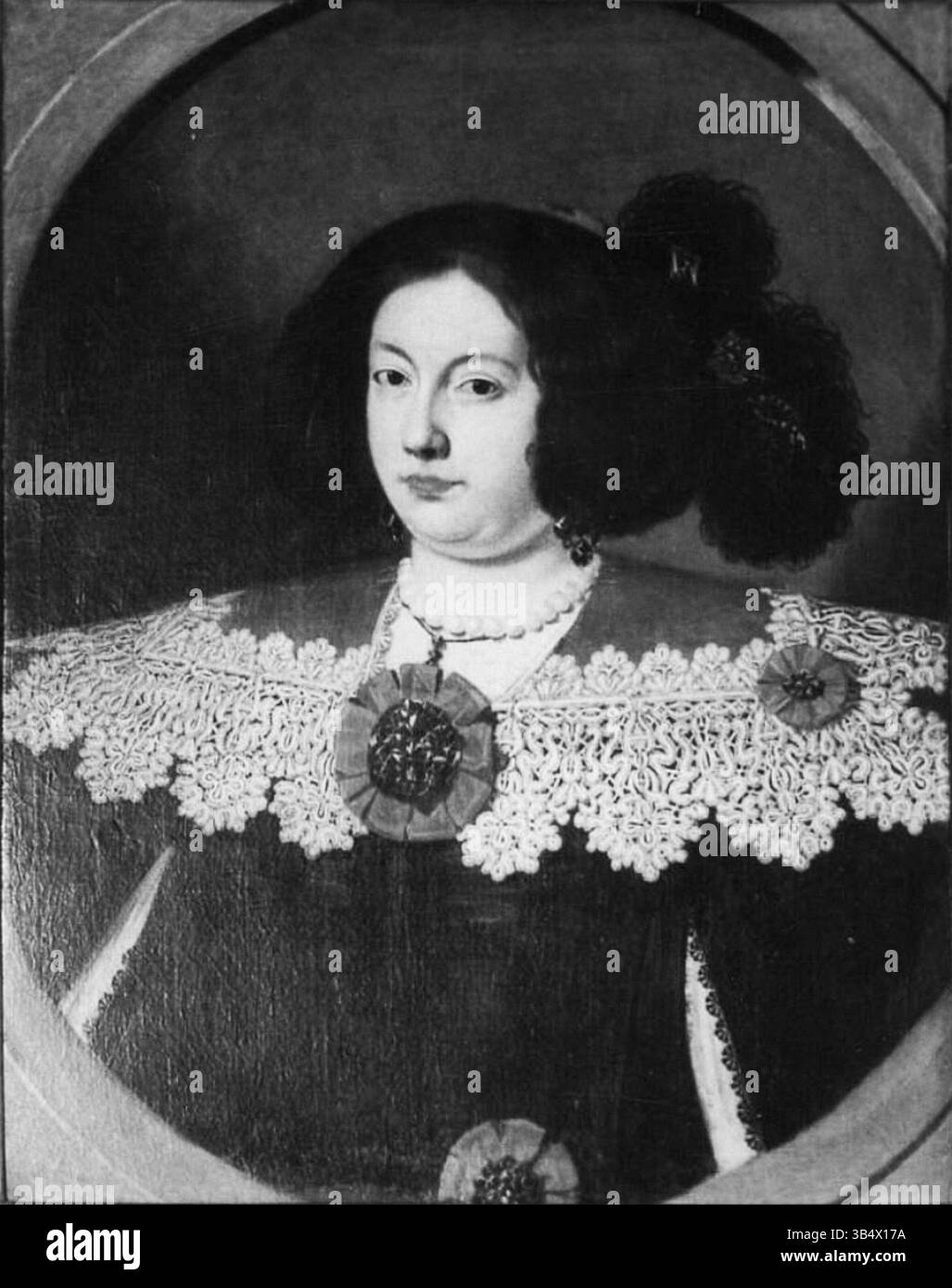 This portrait, a copy of a work by Justus Sustermans, depicts Maria ...