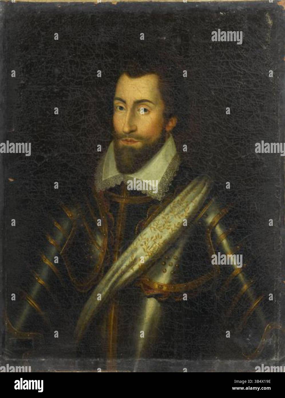 This 18th-century oil painting by an unidentified artist portrays André ...