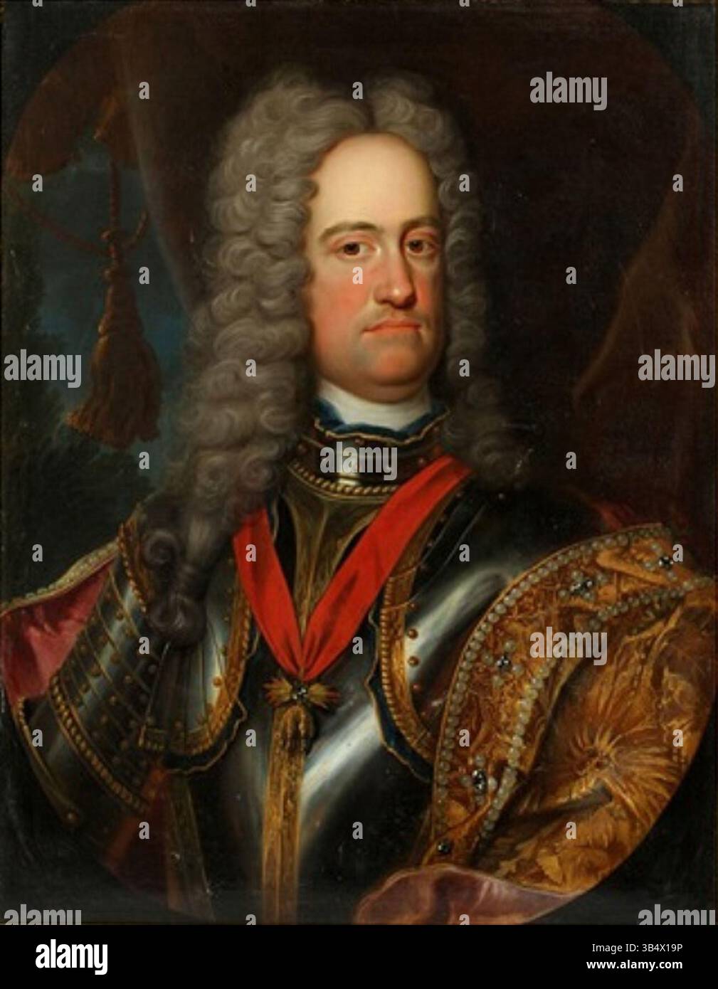 This 18th-century painting, attributed to the school of Hyacinthe ...