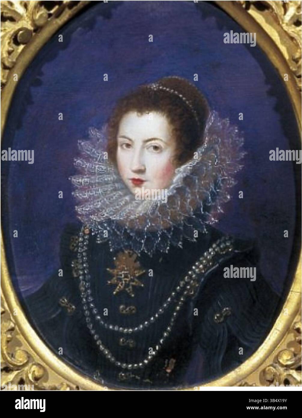 This 19th-century Genoese school portrait depicts a young aristocratic ...