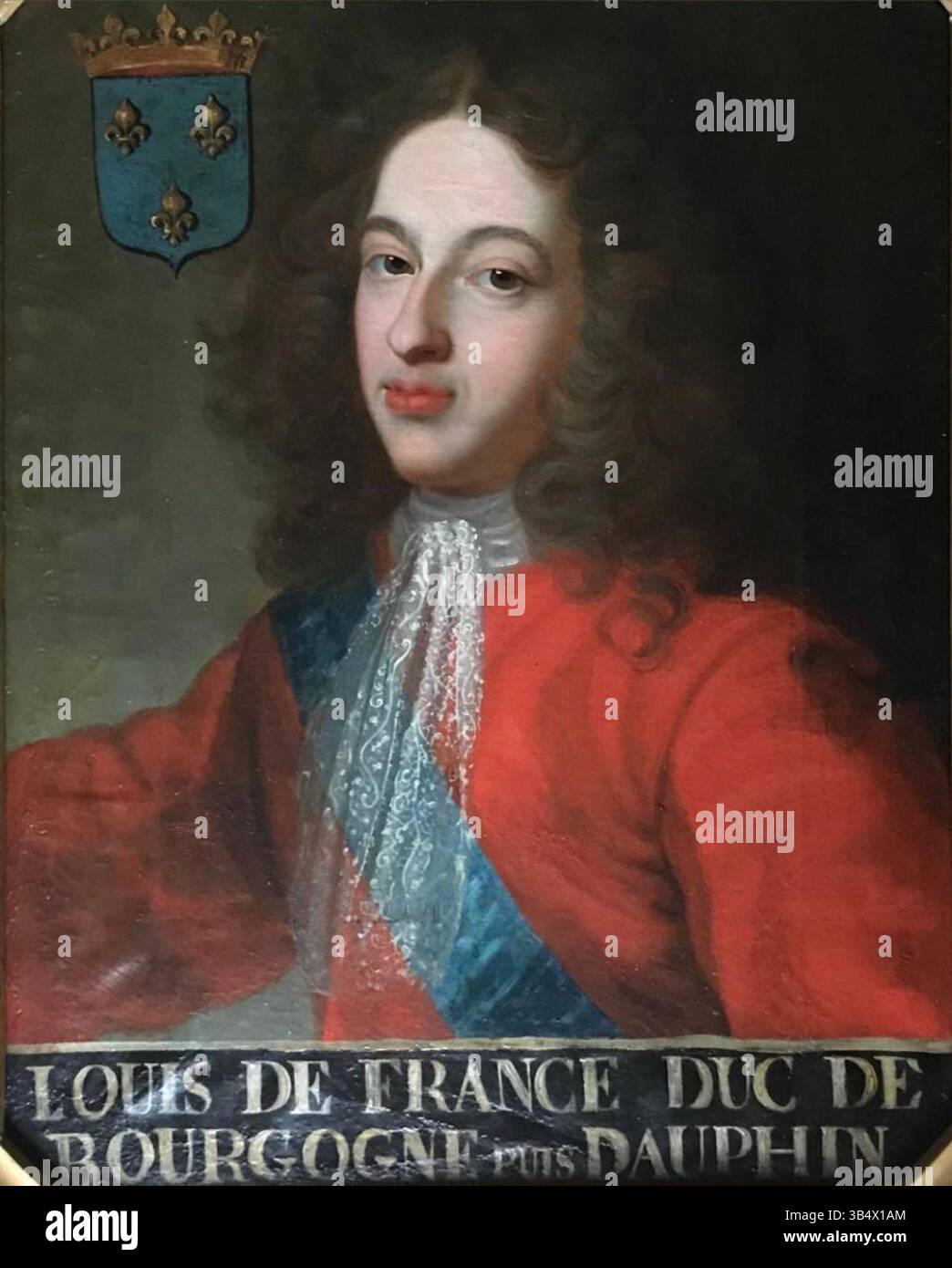 This 18th-century portrait depicts Louis de France, Duke of Burgundy ...