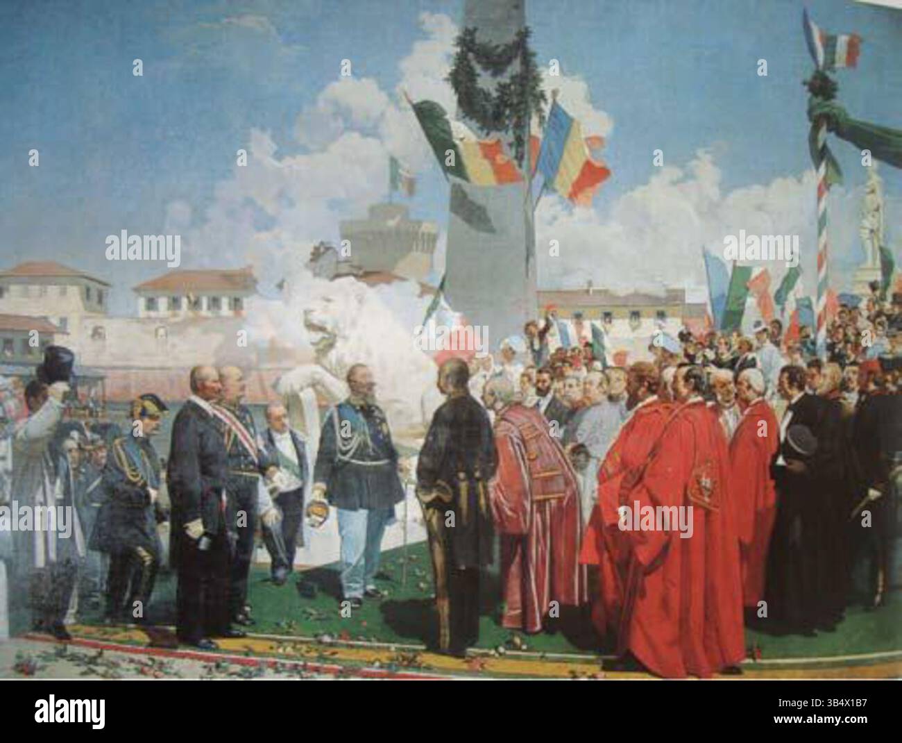 This 1865 portrait by Natale Betti depicts King Vittorio Emanuele II of ...