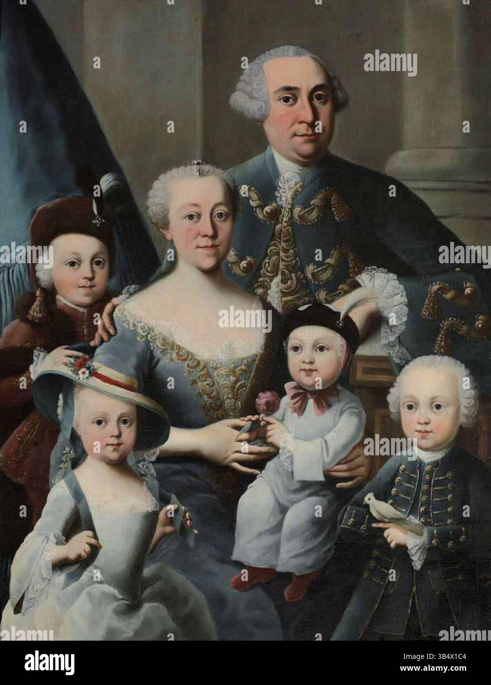 This portrait of the family of Count Franz Anton Spaur, created around ...
