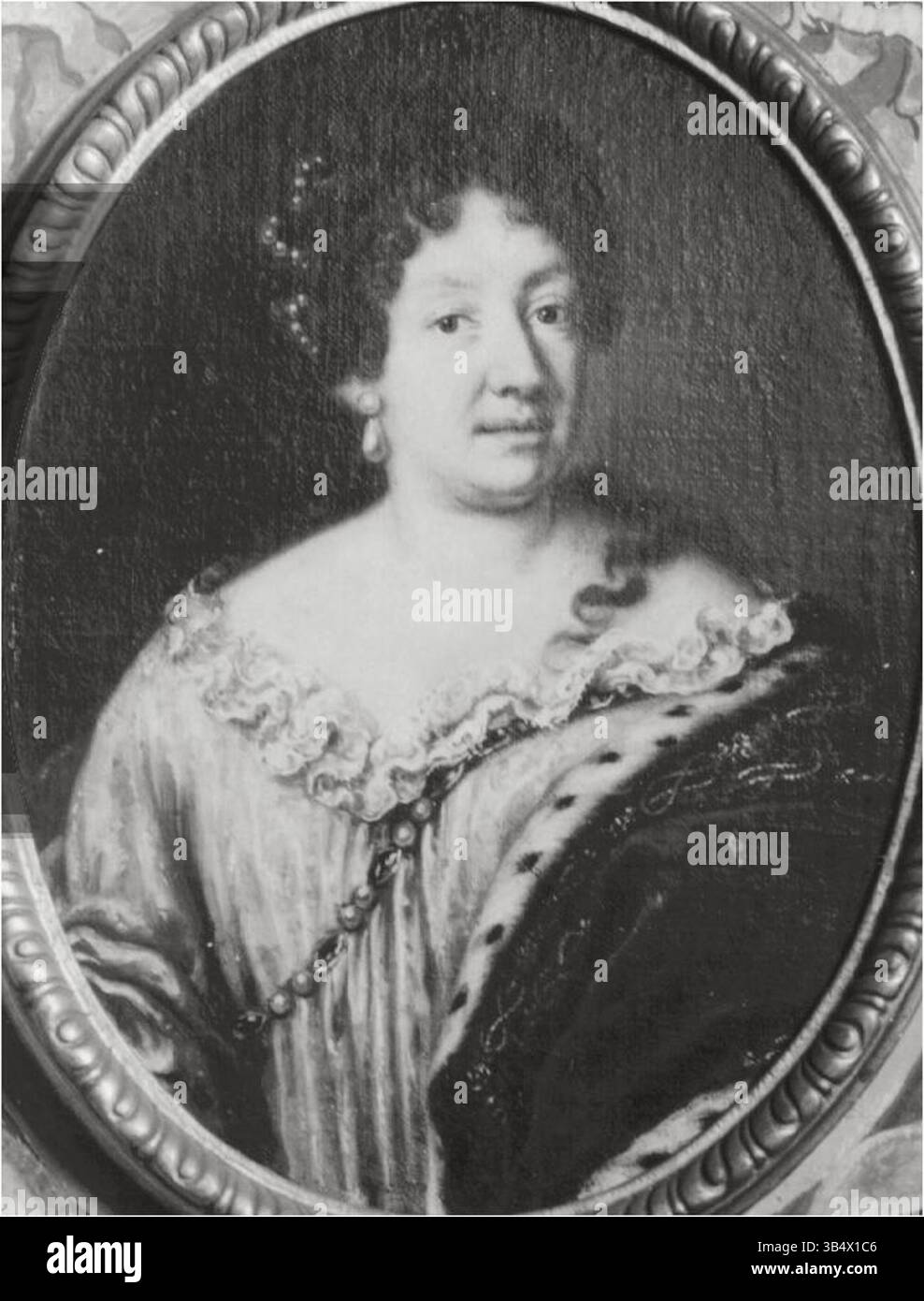 A portrait of Luisa di Savoia, painted between 1770 and 1782 by an ...