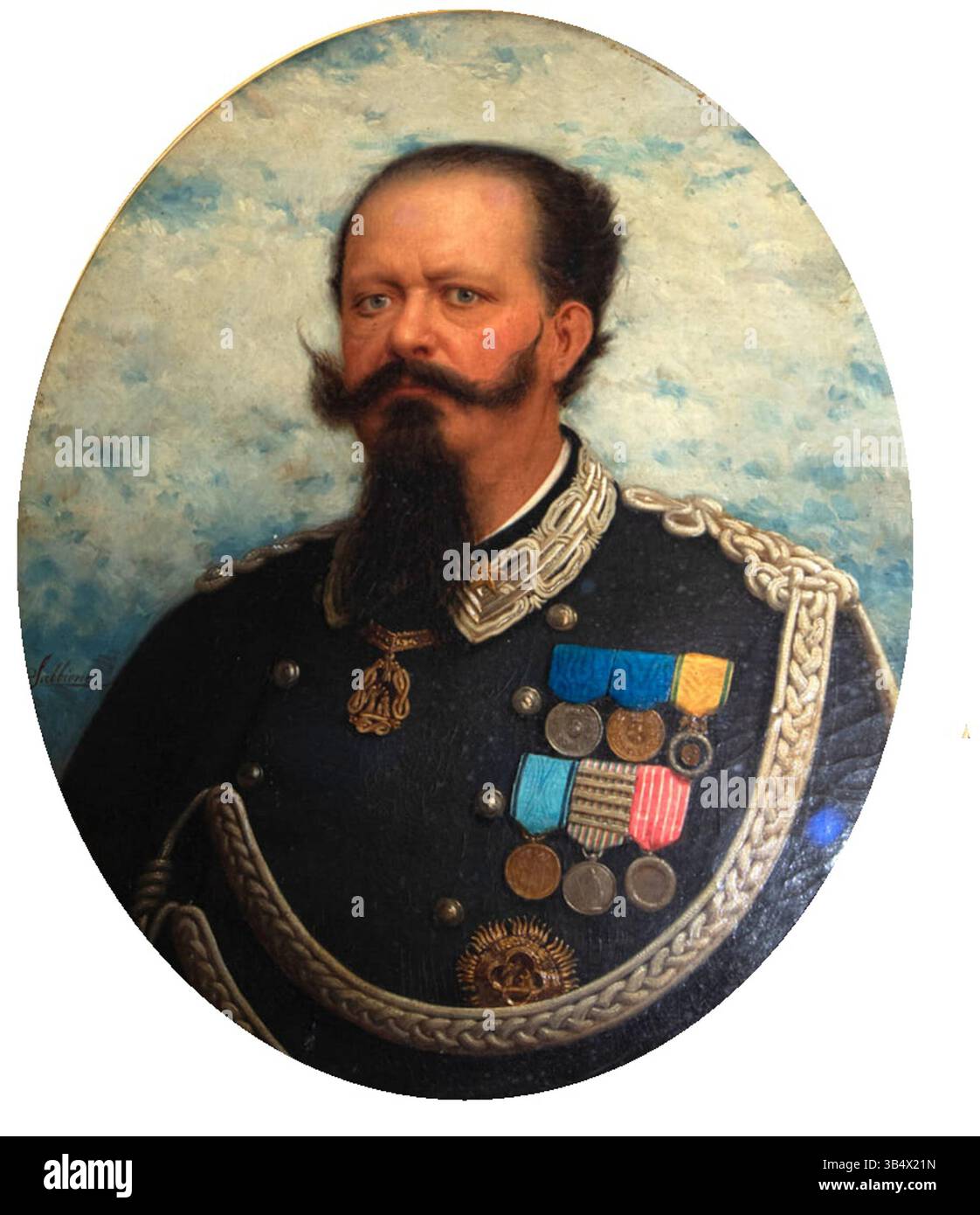This 1871 portrait of King Vittorio Emanuele II of Italy by Giuseppe ...