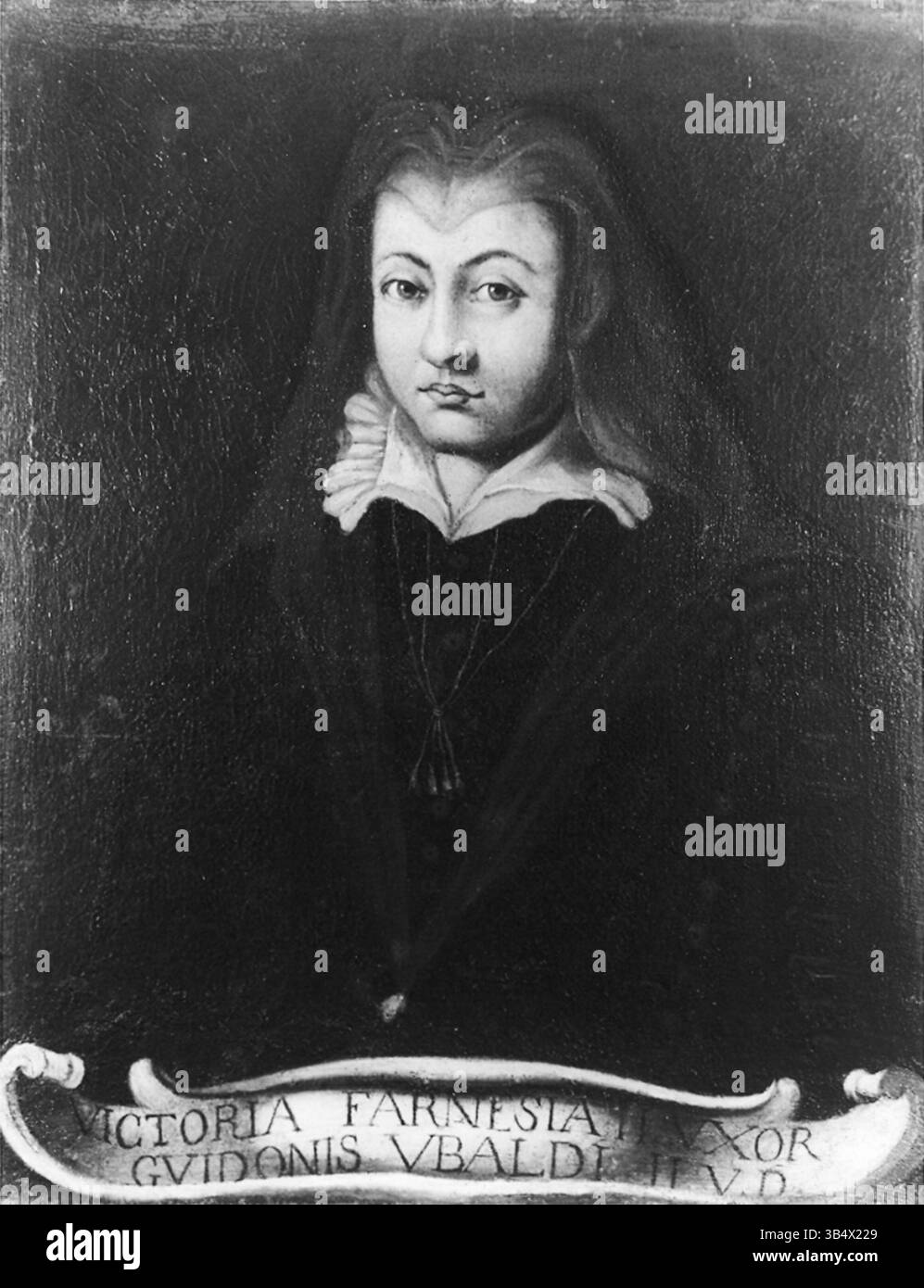 This portrait depicts Vittoria Farnese, the wife of Guidobaldo II della ...