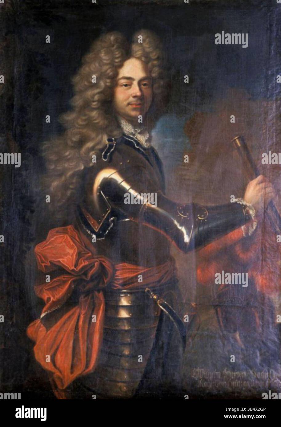 This 18th-century portrait of Johann Wilhelm of Saxe-Gotha, painted by ...