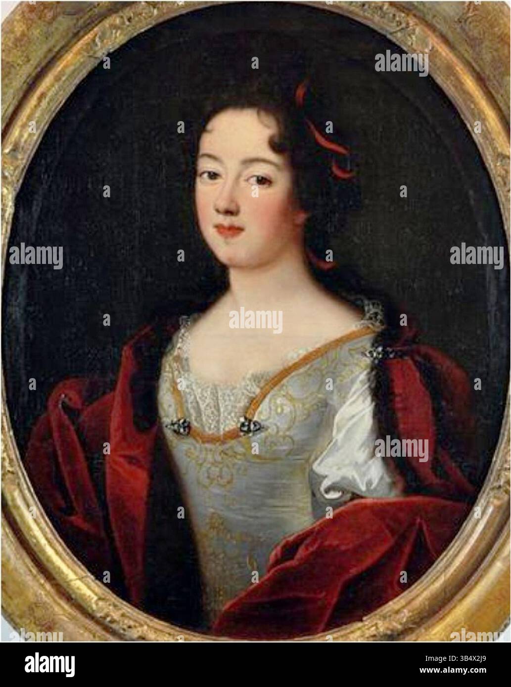 This 17th-century oil portrait depicts Marie-Thérèse de Bourbon ...