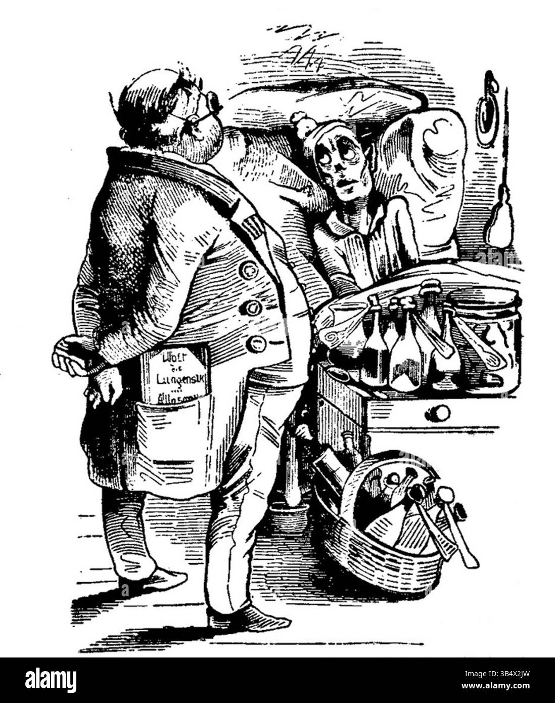 Another illustration from 'Fliegende Blätter' (1846), Volume 2, Issue ...