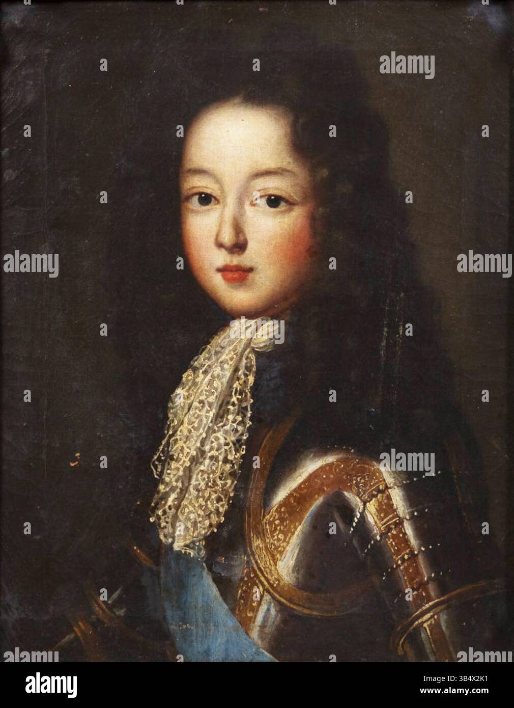 This portrait from an unidentified artist between 1690 and 1749 depicts ...