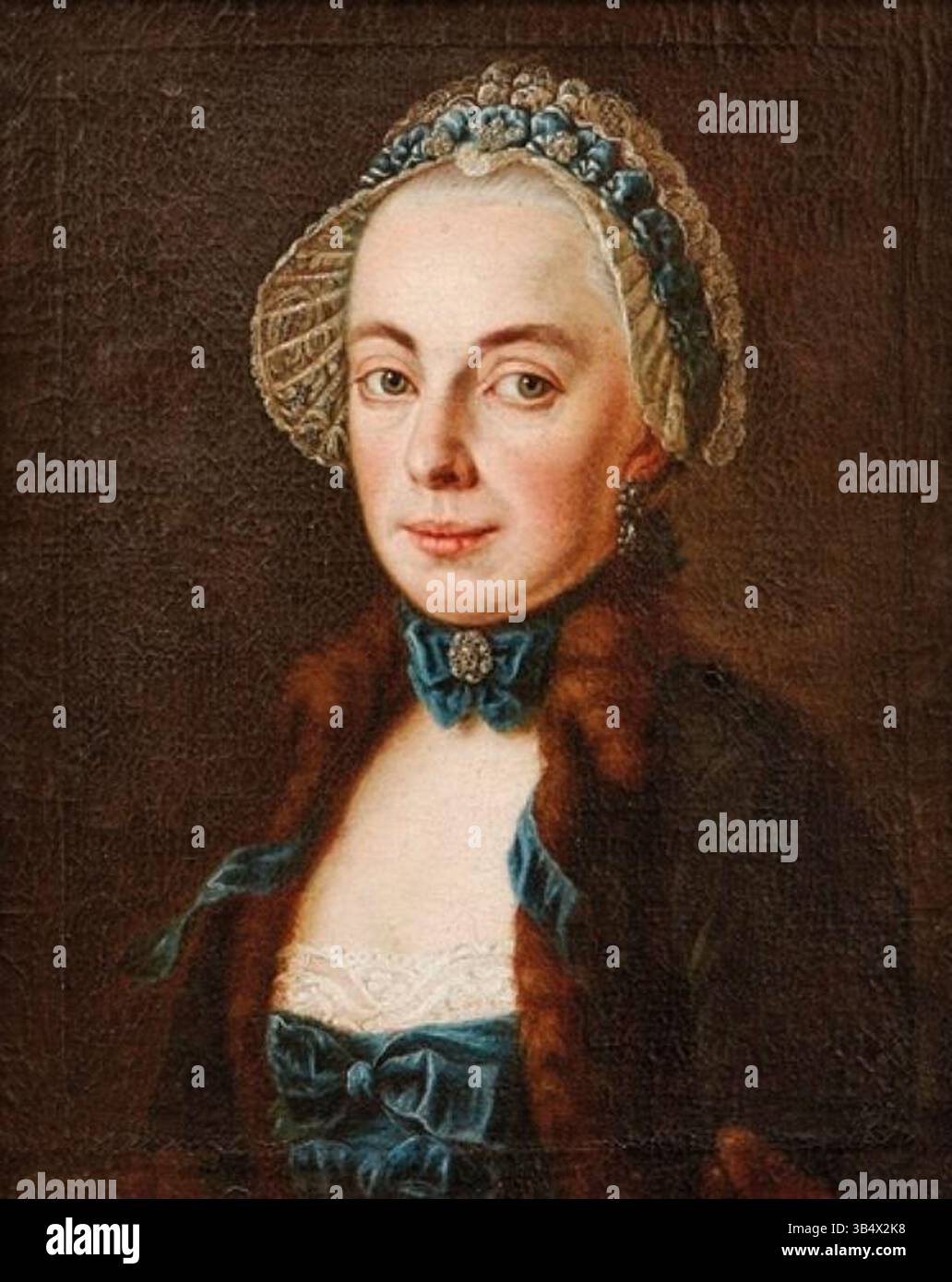 This 18th-century portrait depicts Elisabeth Friederike Sophie of ...