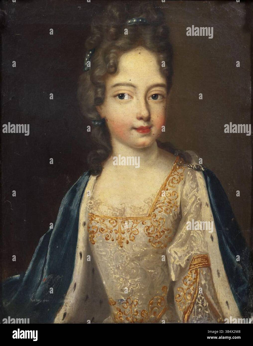 This portrait of Marie Adélaïde of Savoy (1685-1712), mother of Louis ...