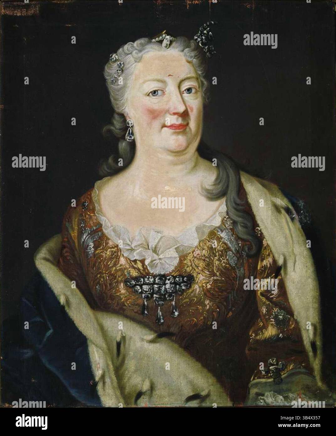 Portrait of Princess Antoinette of Brunswick-Wolfenbüttel (1696-1762 ...