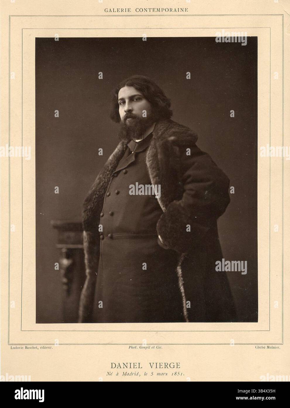 This 1880s photograph of French artist Daniel Vierge by Ferdinand ...