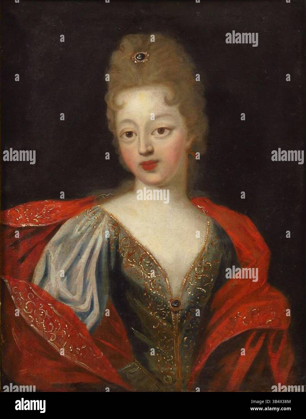 This late 17th-century portrait, attributed to the Entourage of Pierre ...