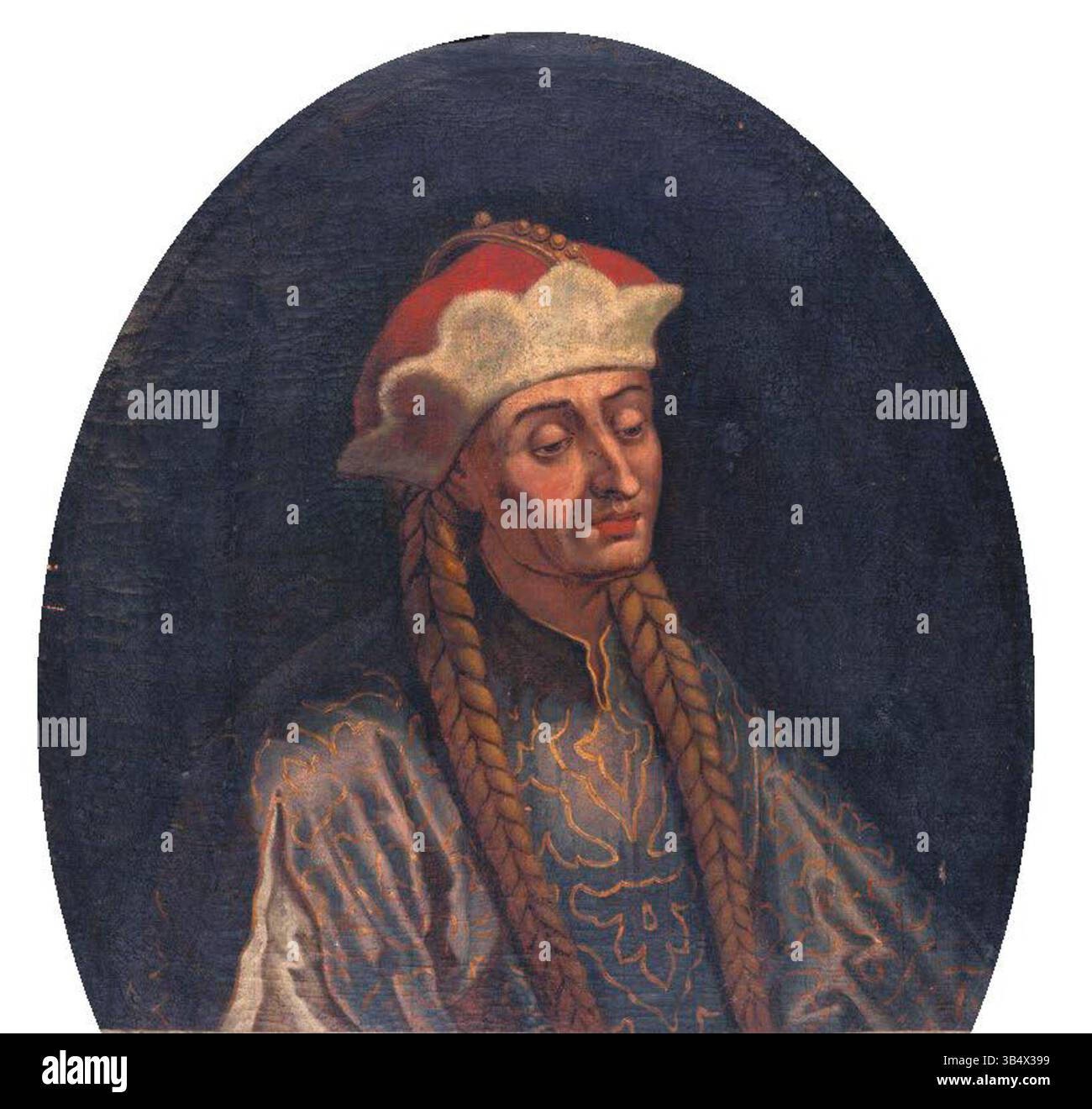 Portrait of Duke Albert III of Habsburg by Josef Ferdinand Fromiller ...