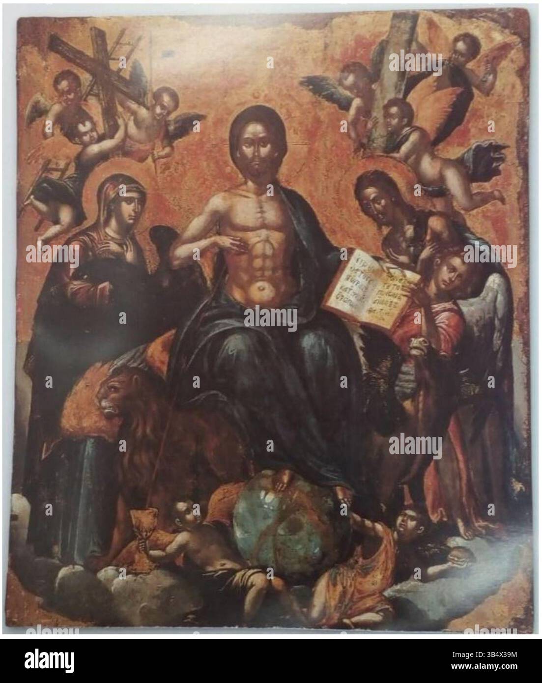 Michael Damaskinos's 'Allegory of the Holy Communion,' painted between ...