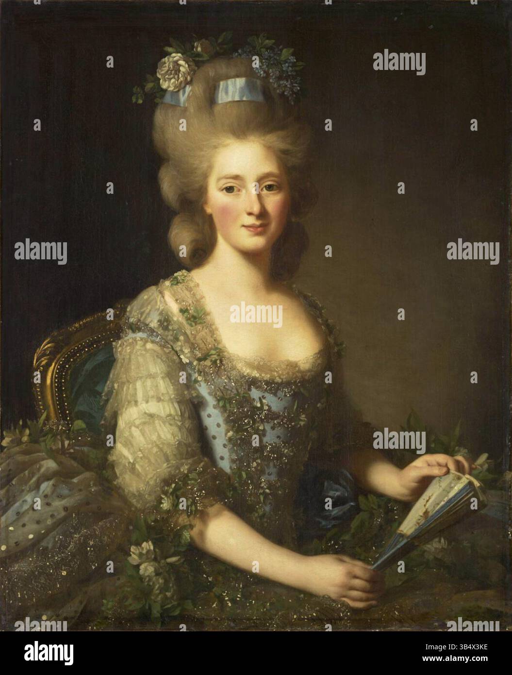 This 18th-century portrait by Alexander Roslin depicts Archduchess ...