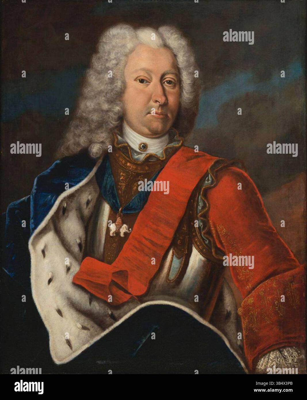 This 18th-century portrait depicts Friedrich Ludwig, Hereditary Duke of ...