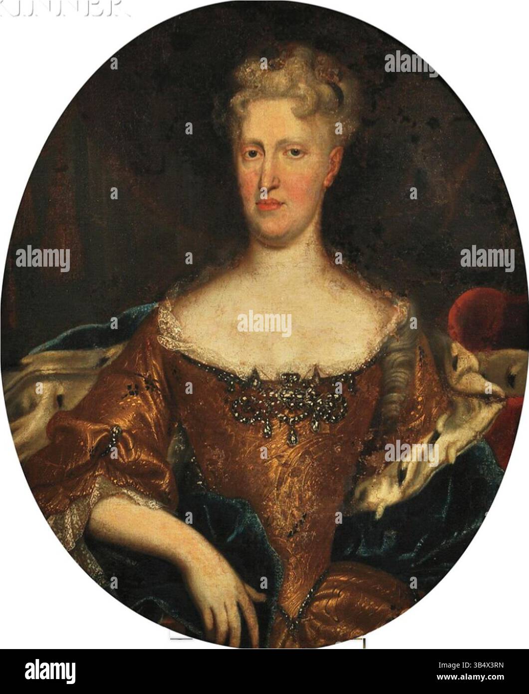 This 18th-century portrait, attributed to the School of Peter Lely ...