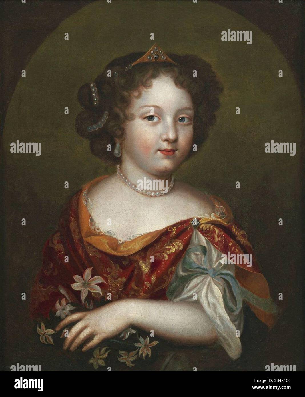 The portrait of Mademoiselle de Blois, attributed to the workshop of ...