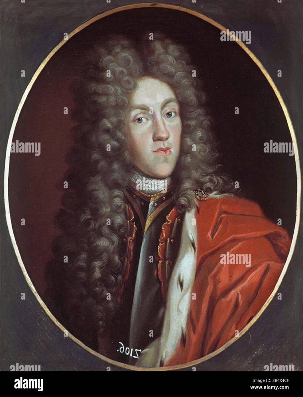 This 17th-century portrait depicts Friedrich Carl, Duke of Württemberg ...