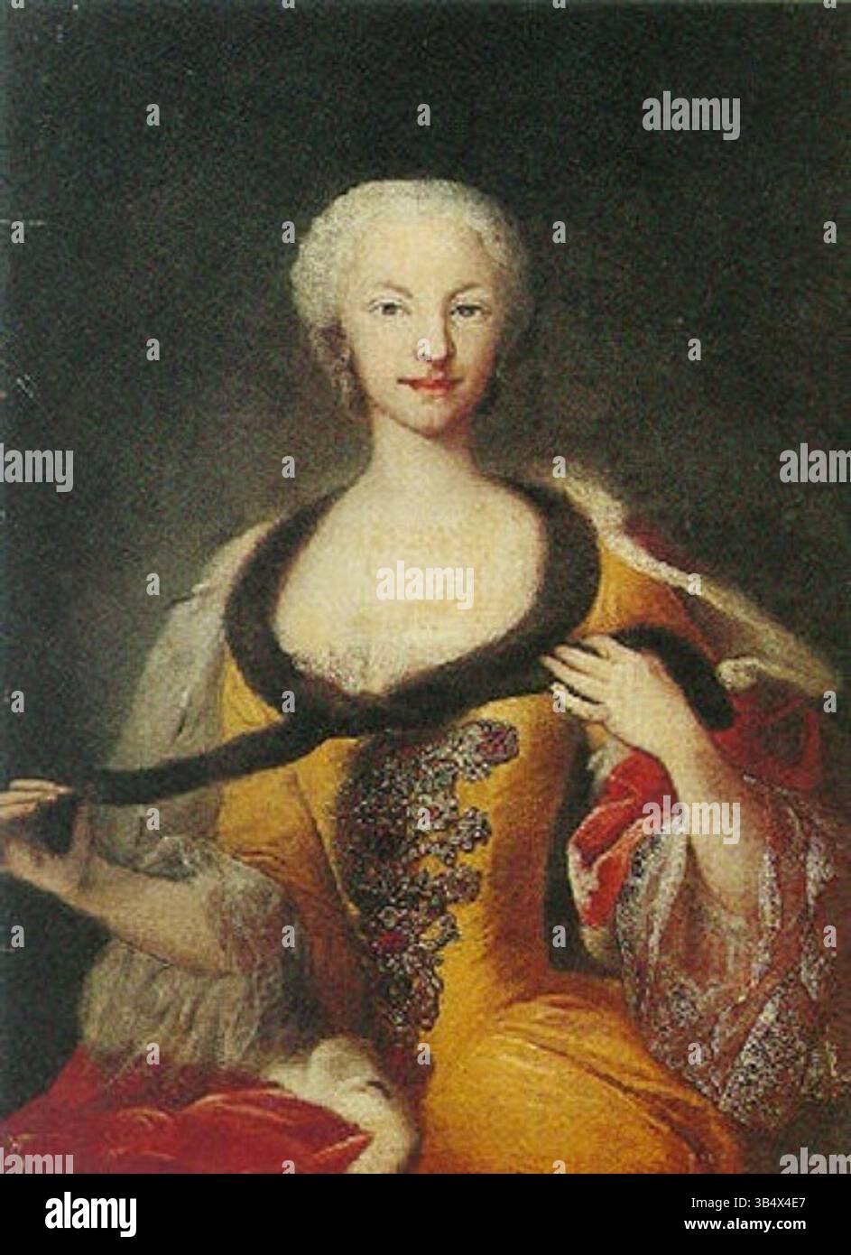 Attributed to Jacopo Amigoni, this 18th-century portrait depicts a ...