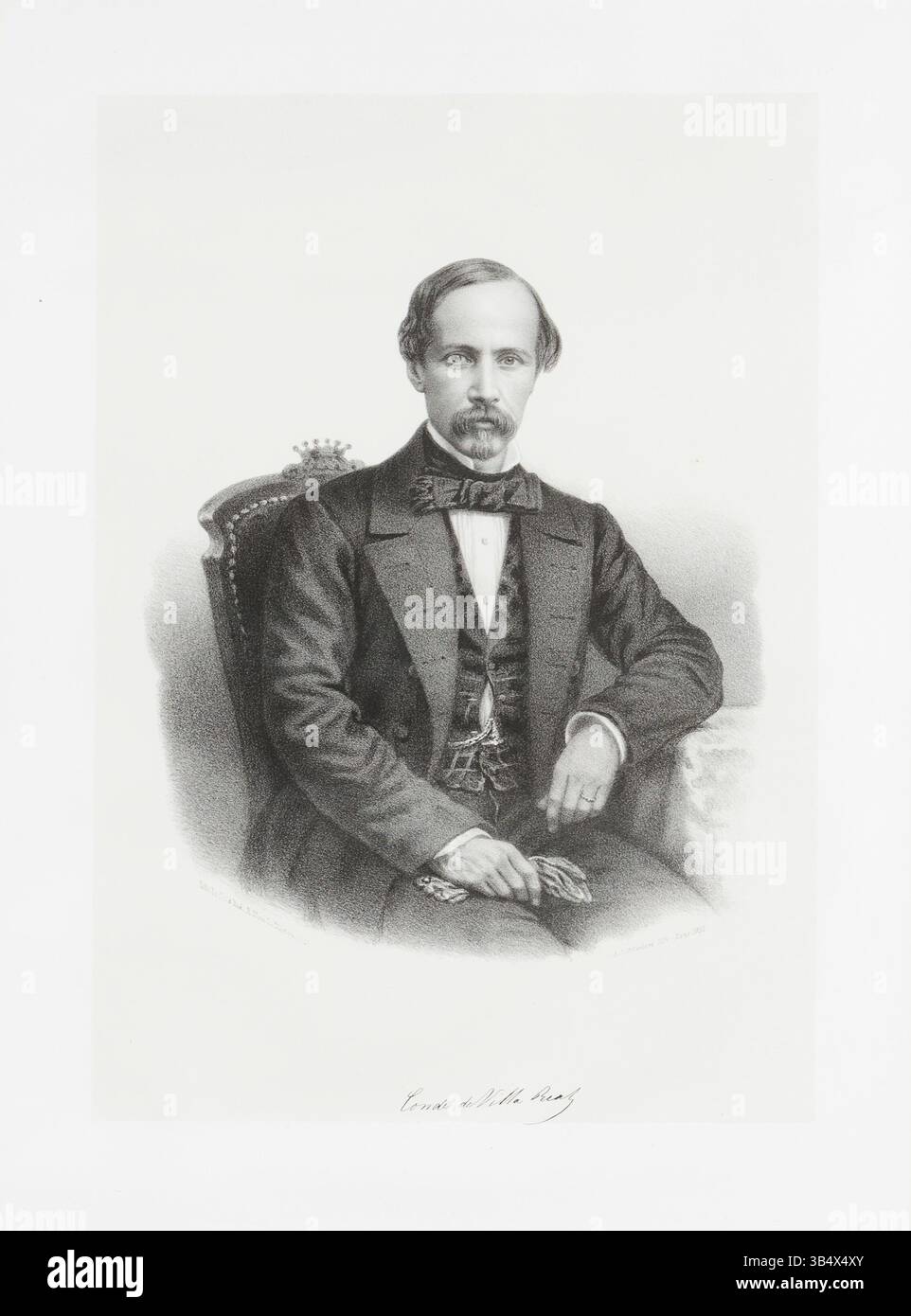 This lithograph by António Joaquim de Santa Bárbara, created in 1859 ...