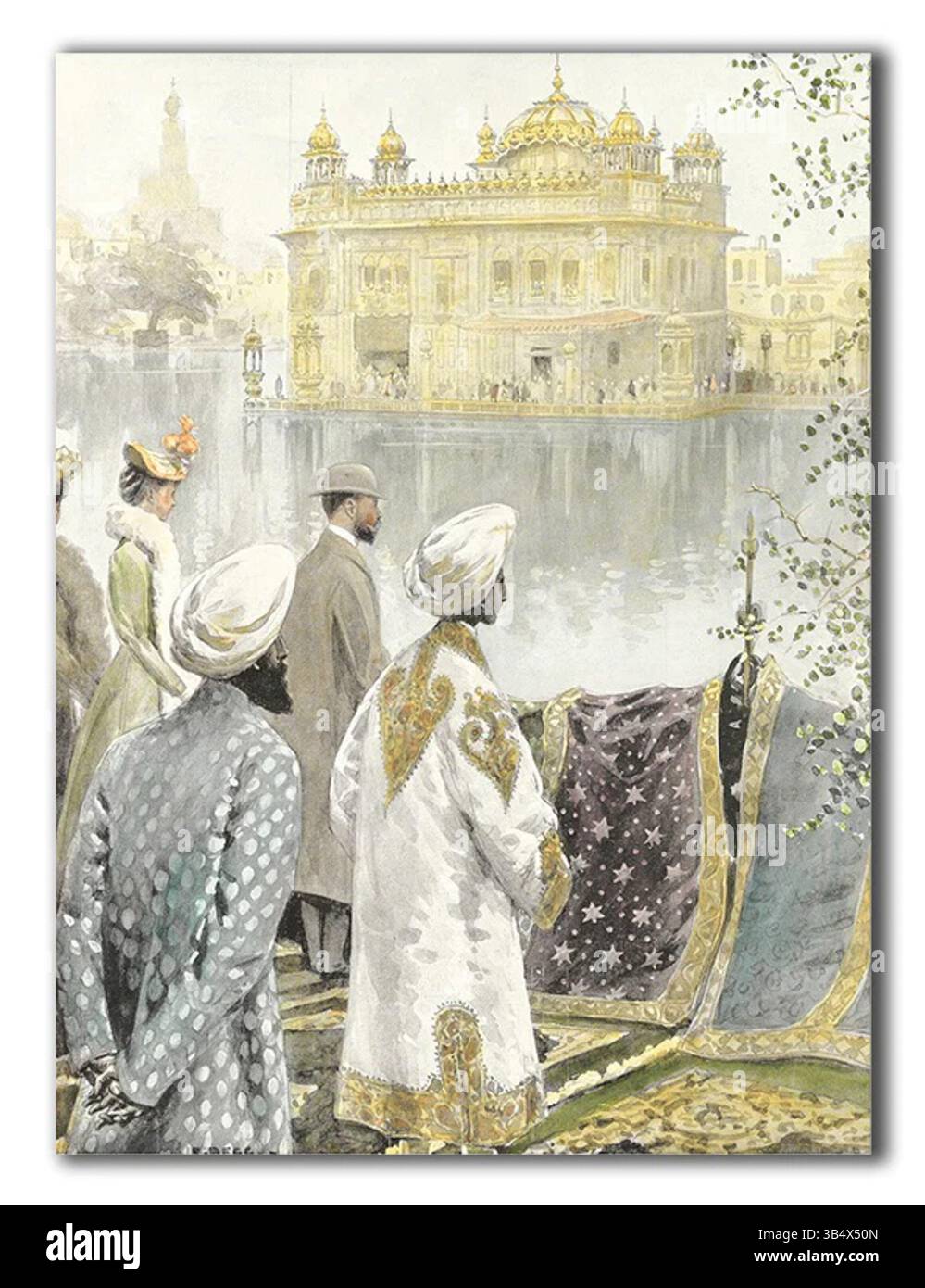 This painting by Samuel Begg, created circa 1905-1906, depicts the ...