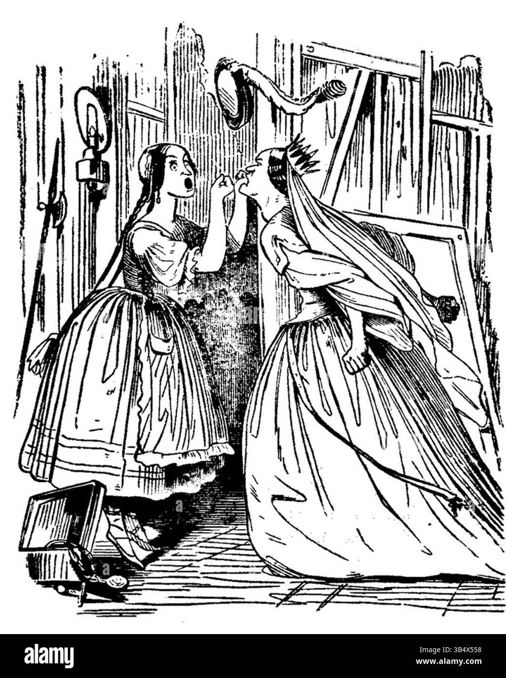 This illustration by Carl Stauber, featured in 'Fliegende Blätter ...