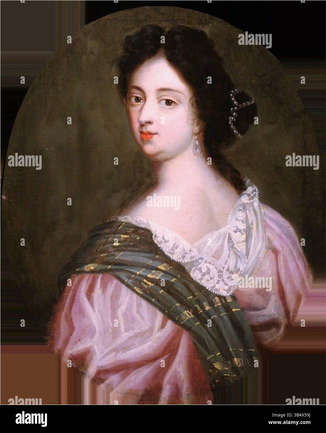 This portrait, attributed to a follower of Pierre Mignard, depicts ...