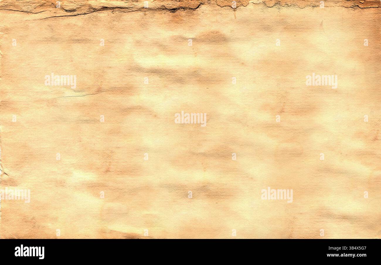 Wrinkled and stained old paper creates an antique background texture ...