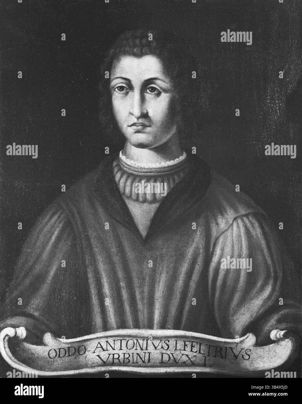 This portrait depicts Oddantonio da Montefeltro (died 1444), Duke of ...